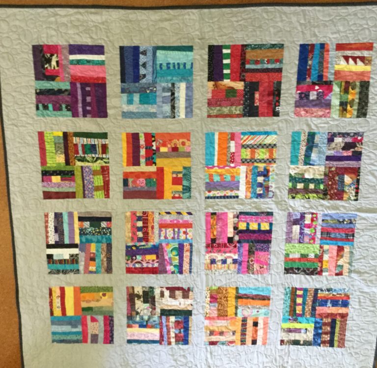 Finished quilt from December 2016 win | Block Lotto